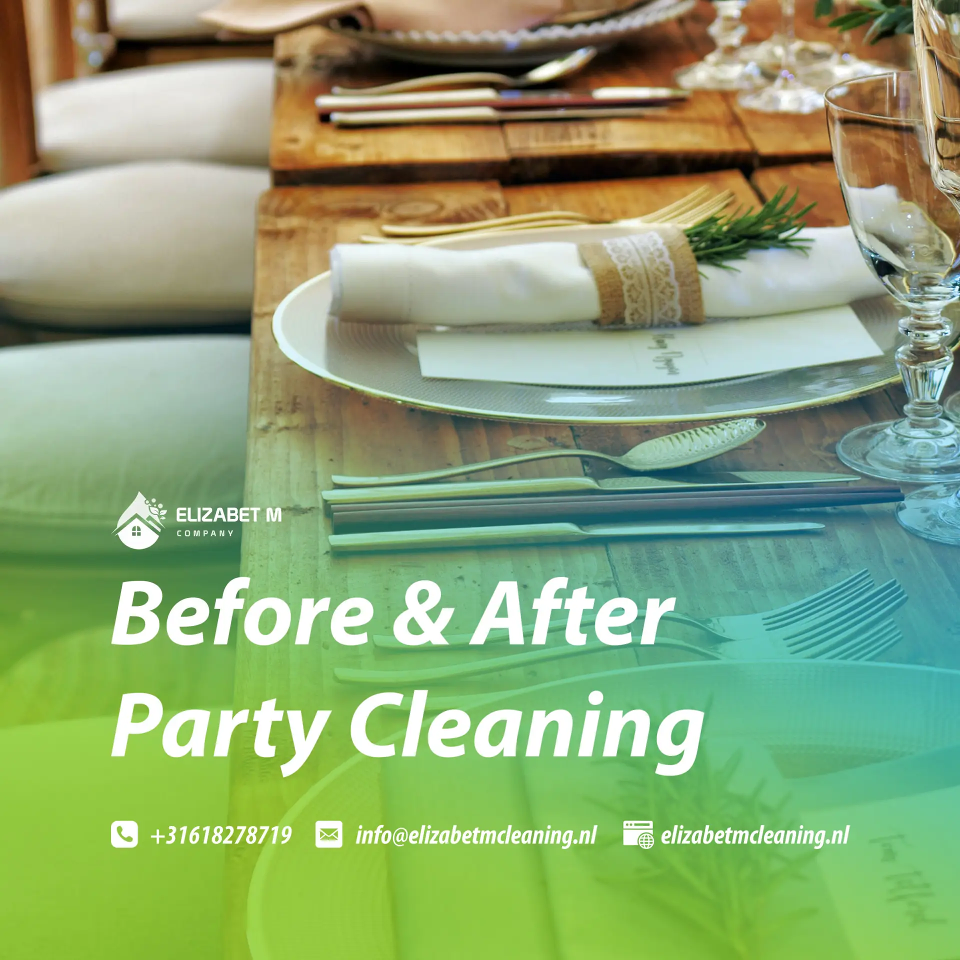Before & After Party Cleaning Services | Professional Cleaners
